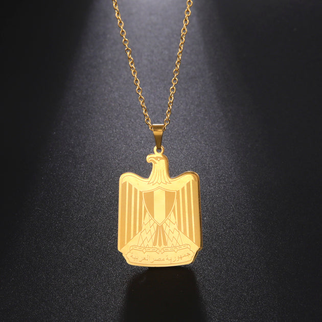 Egypt Republican Eagle Necklace Chain Pendant – Arabian Jewelry